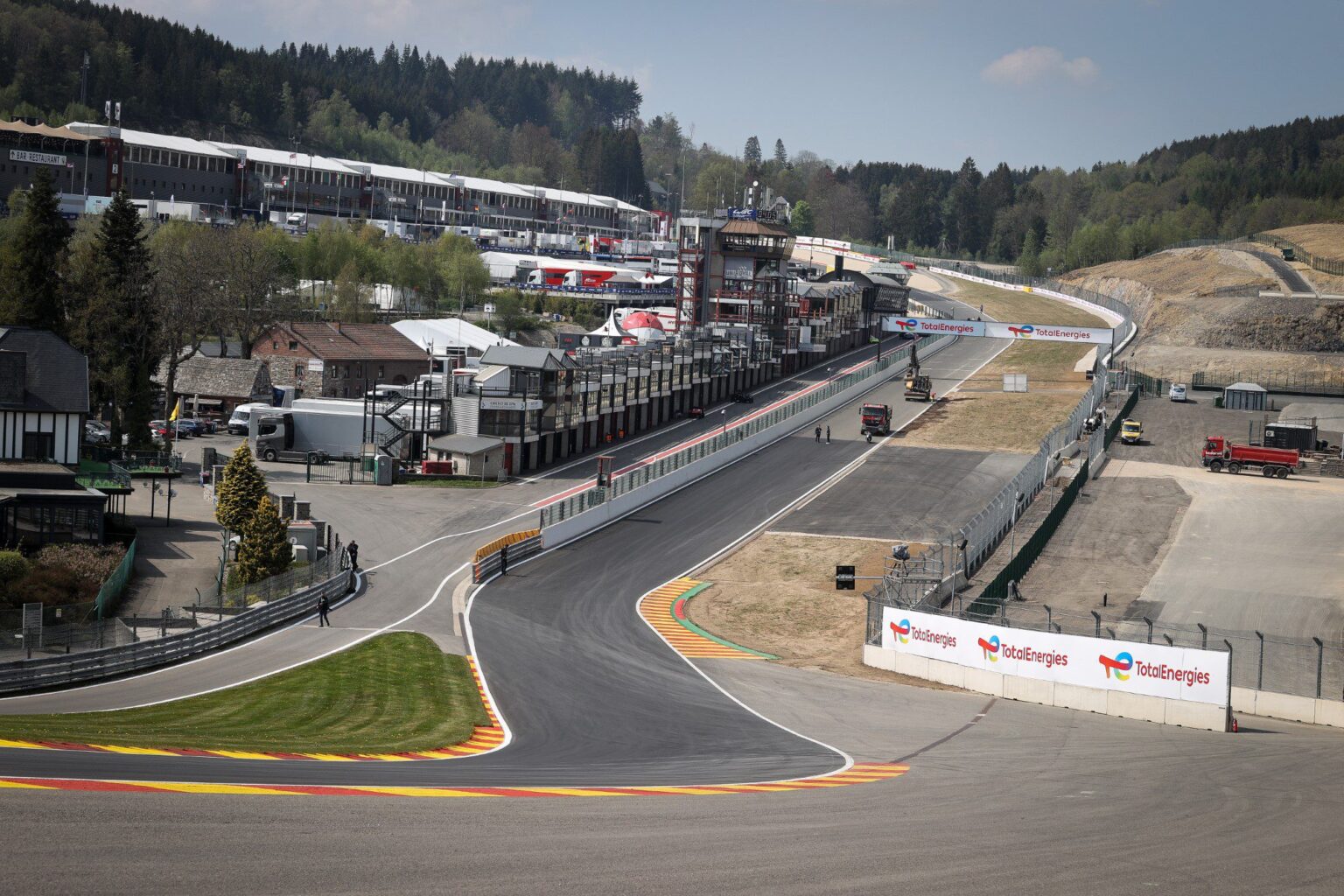 F1 Spa Circuit Undergoes Modernization as Old Control Tower Demolition ...