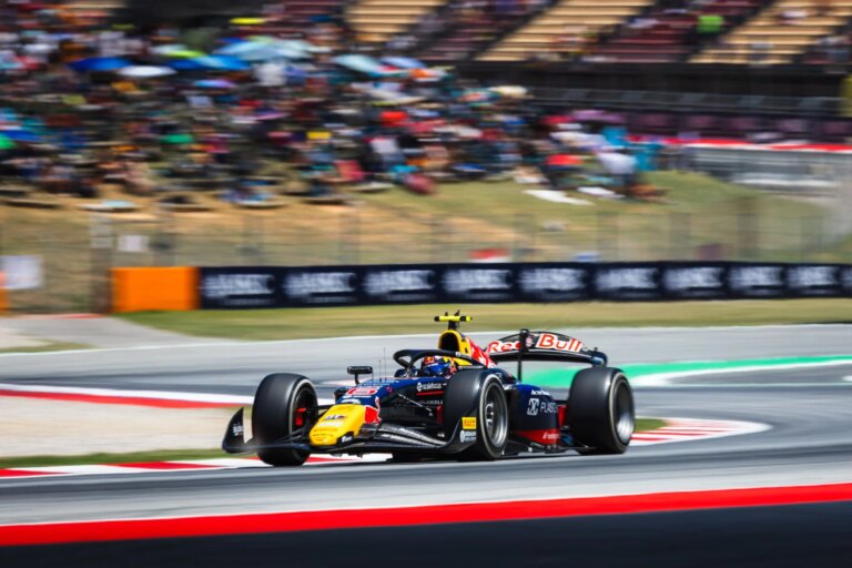 F2: Tsolov Penalized, Loses Podium in Barcelona Feature Race - RallyBuzz